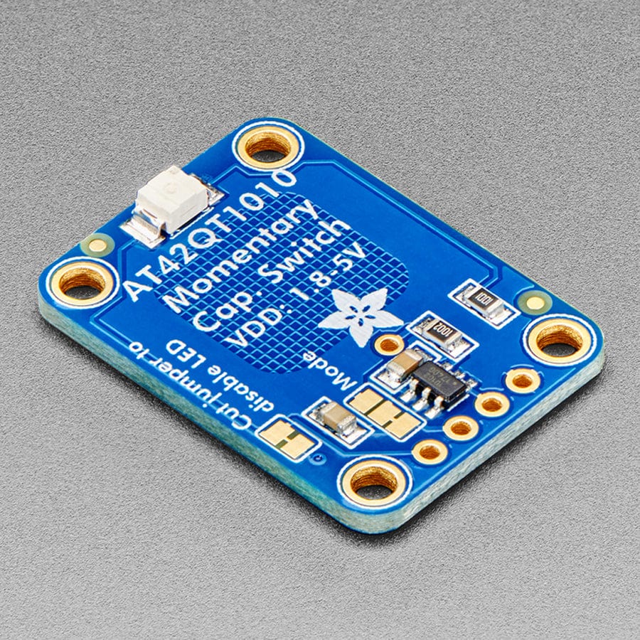 Standalone Momentary Capacitive Touch Sensor Breakout (AT42QT1010 ...