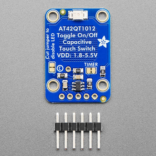 Standalone Toggle Capacitive Touch Sensor Breakout (AT42QT1012) - The ...