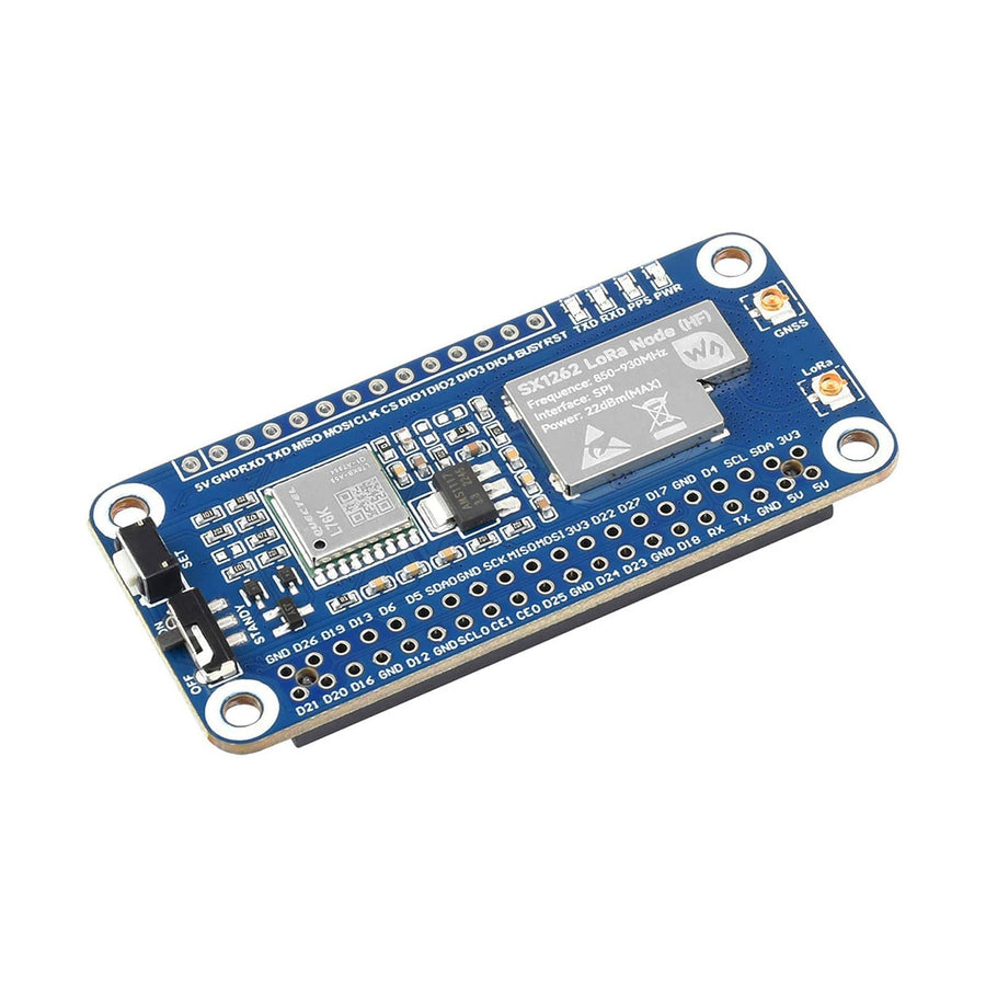 SX1262 LoRaWAN Node Module Expansion Board for Raspberry Pi (850~930MHz ...