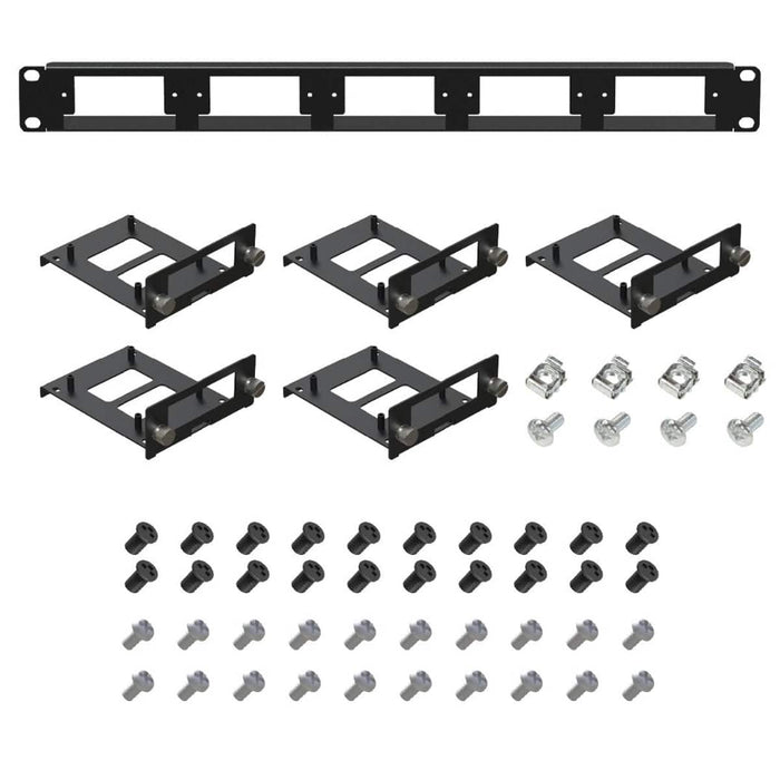 Uctronics 19" 1U Raspberry Pi Rack Mount with SSD Mounting Brackets ...