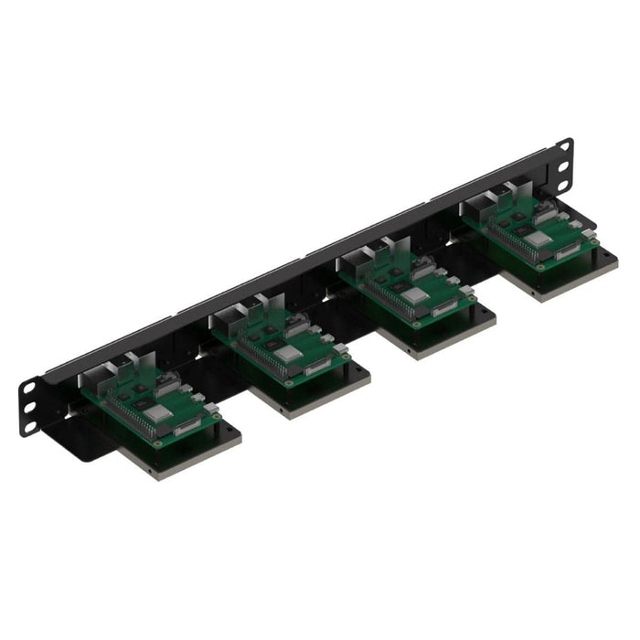 Uctronics 19" 1U Raspberry Pi Rack Mount with SSD Mounting Brackets ...