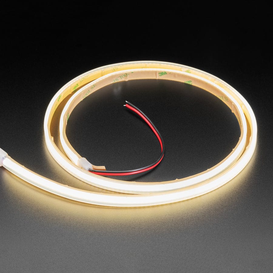 Ultra Flexible 5V Natural White LED Strip - 320 LEDs per meter - 1 ...