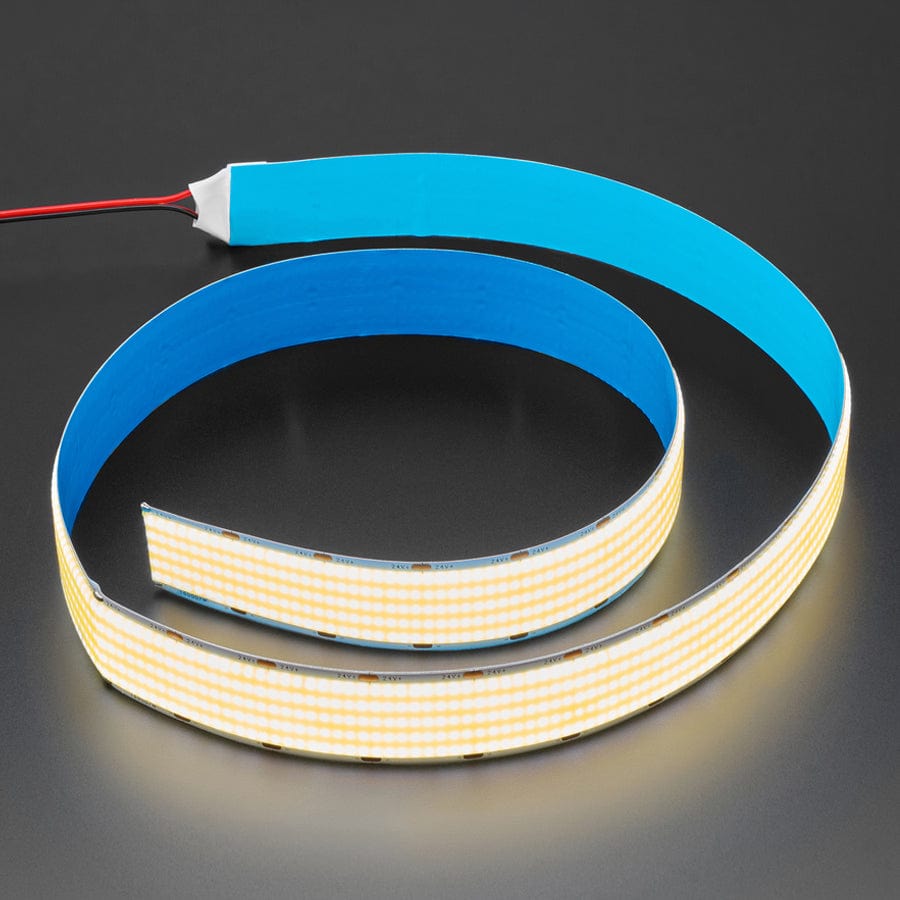 Ultra Flexible LED Ribbon Strip - 30mm Wide - 1m - Natural White 4000K ...