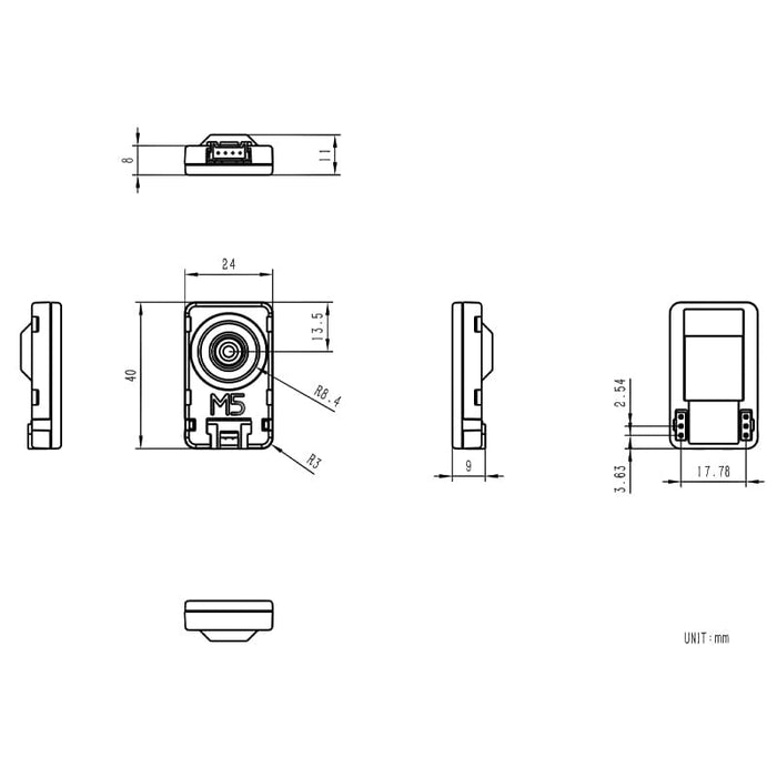 Unit Cam Wi-Fi Camera with Enclosure (OV2640) [Discontinued] - The Pi Hut