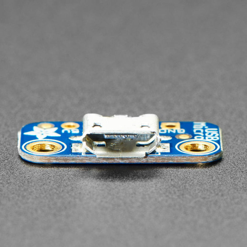 Breadboard USB Adapter Adafruit USB Micro-B Breakout Board - Breadboard ...