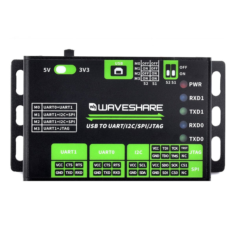 USB to UART/I2C/SPI/JTAG Converter - The Pi Hut