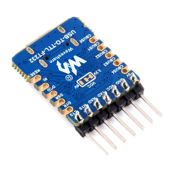 Usb To Uart Ttl Mini Communication Module With A Pre Soldered Header The Pi Hut