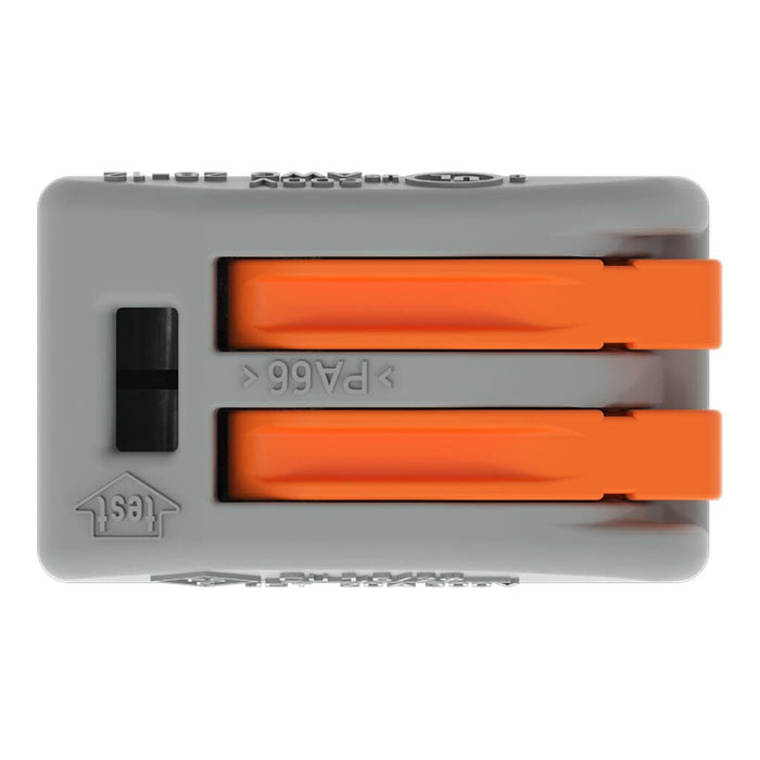 WAGO 222-412 32A 2-Way Lever Connectors - Pack of 3 | The Pi Hut