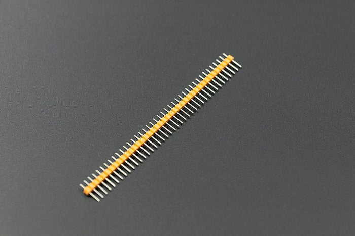 0.1″ (2.54 mm) Arduino Male Pin Headers (Straight Yellow 10PCS ...