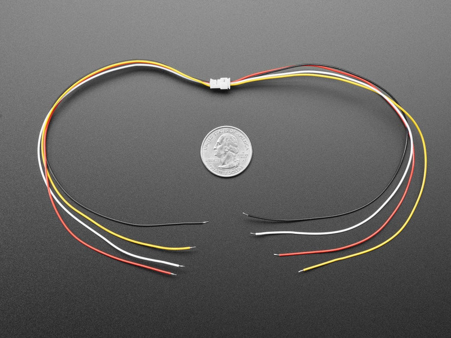 1.25mm Pitch 4-pin Cable Matching Pair - 40cm long (Molex PicoBlade Compatible) - The Pi Hut