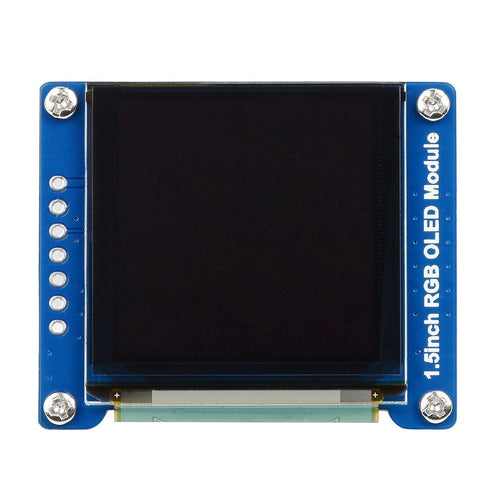 1.5" RGB OLED Display Module - 16-bit High Colour (128x128) - The Pi Hut