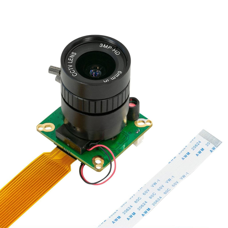 12.3MP IR-CUT HQ Camera with 6mm CS Lens for Raspberry Pi [Discontinued ...