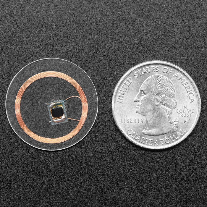 13.56MHz RFID/NFC Clear Tag - NTAG203 Chip - The Pi Hut