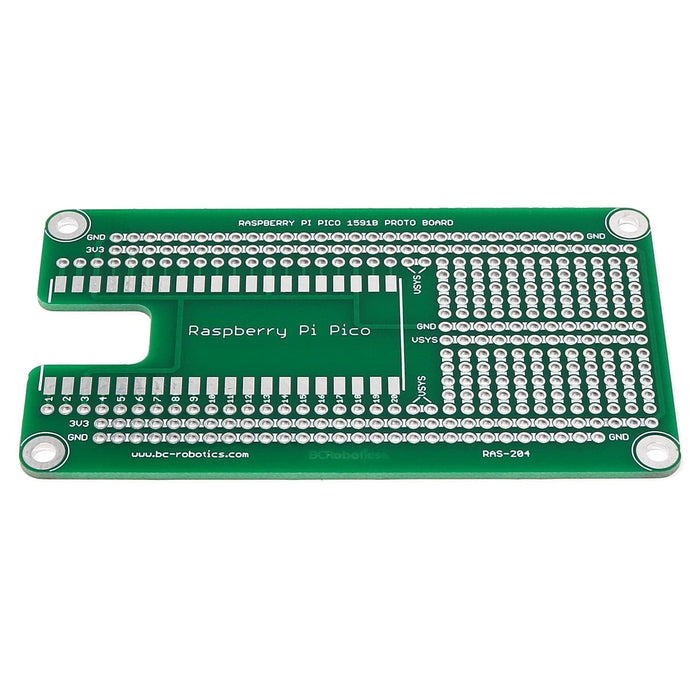1591B Proto Board for Raspberry Pi Pico [Discontinued] - The Pi Hut