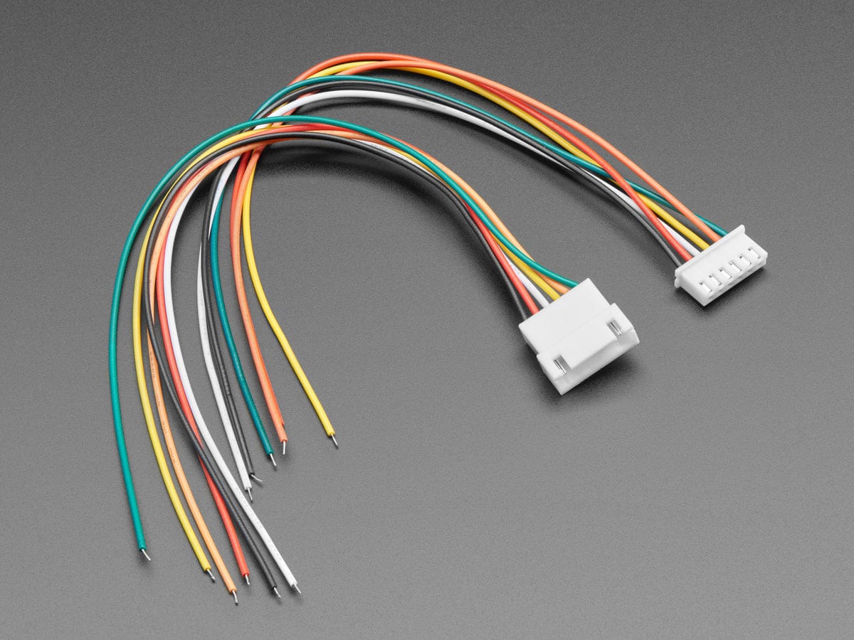 2.5mm Pitch 6-pin Cable Matching Pair - JST XH compatible | The Pi Hut