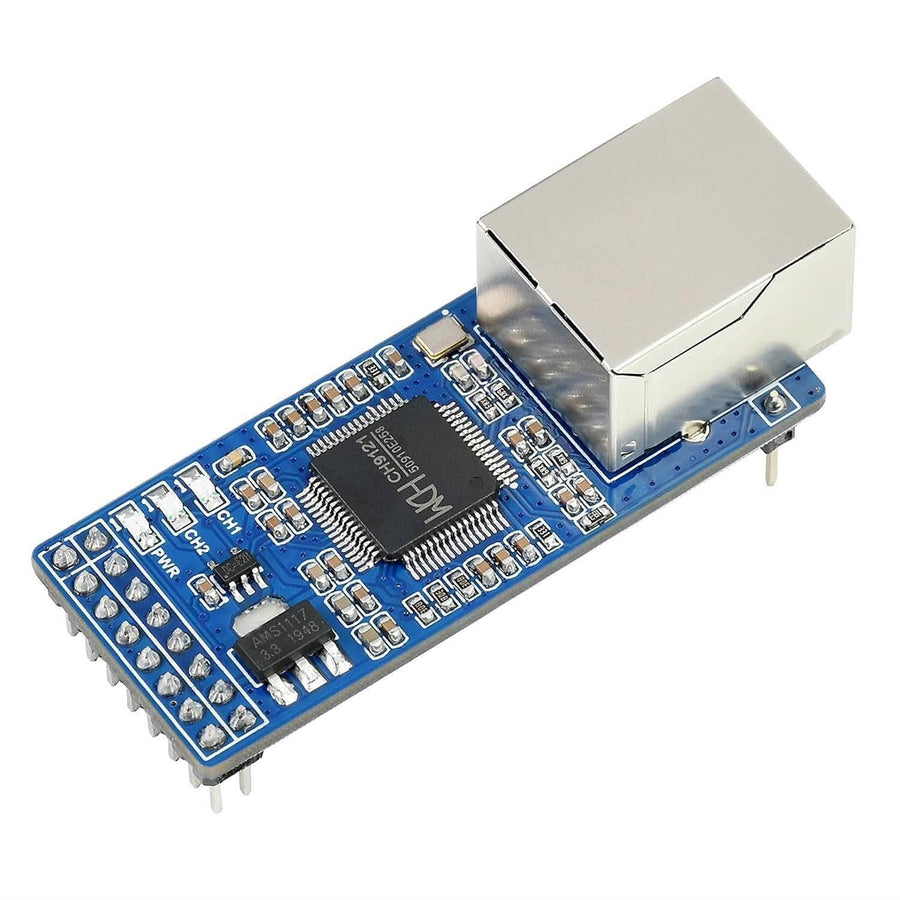 2-Channel UART to Ethernet Converter (CH9121) | The Pi Hut 2-Channel UART to Ethernet Converter (CH9121) | The Pi Hut