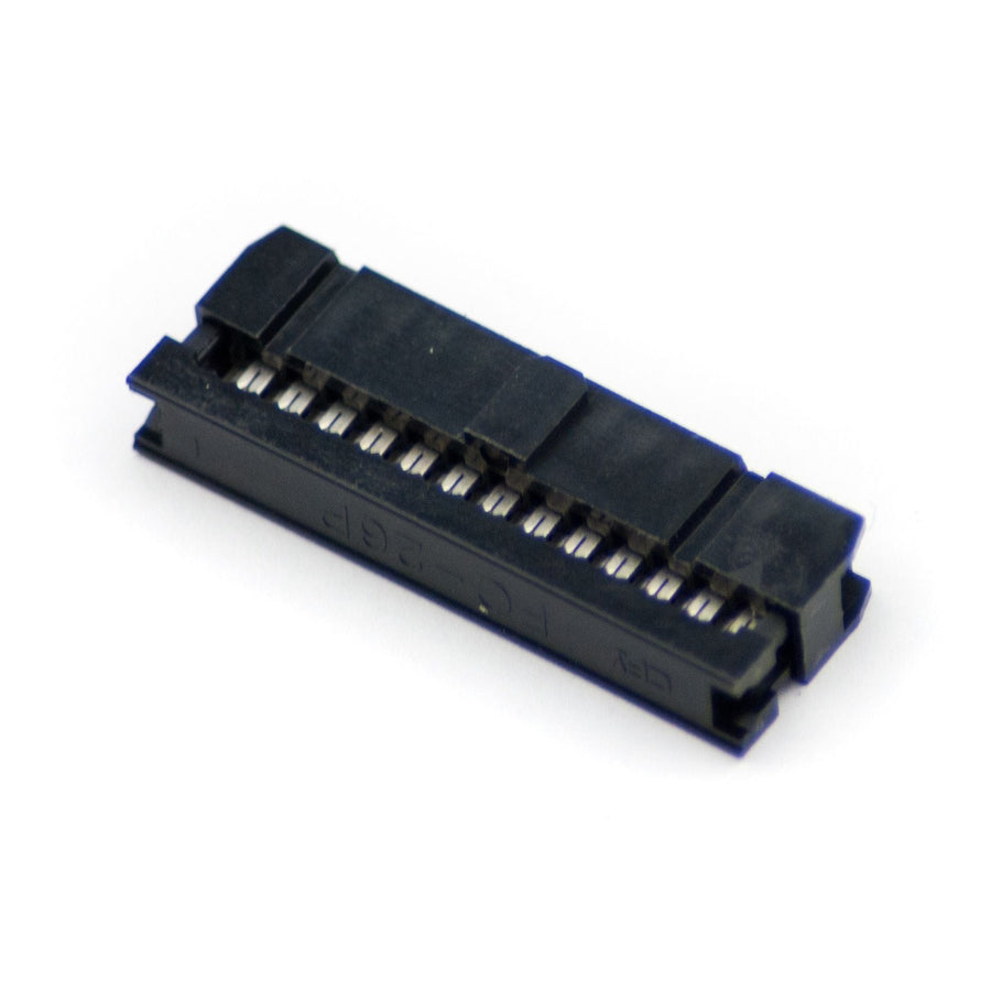 26-Pin Ribbon Cable Socket Connector - Black - The Pi Hut