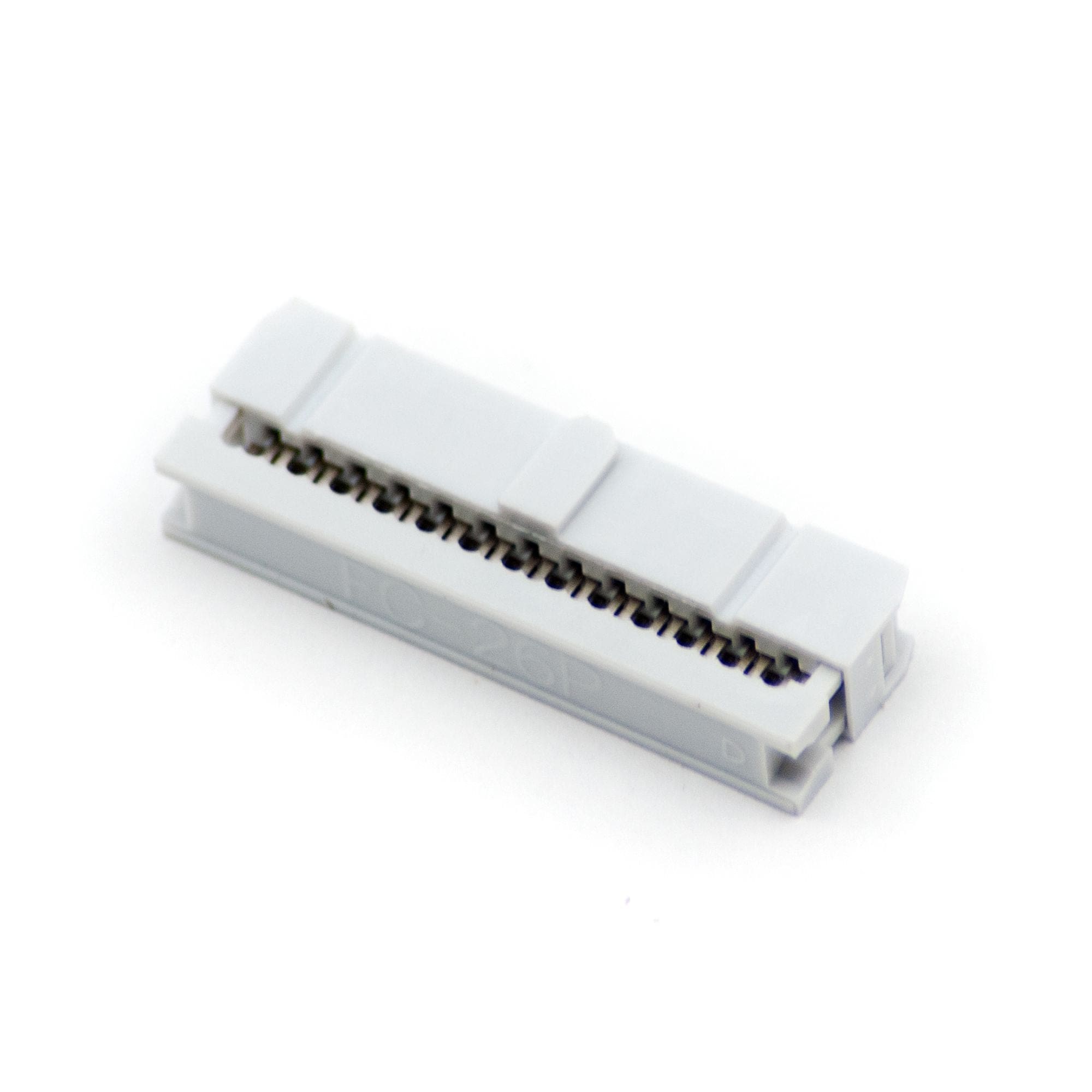 26-pin Ribbon Cable Socket Connector - Grey - The Pi Hut