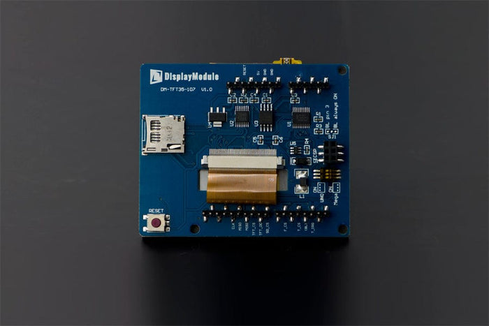 3.5" TFT Resistive Touch Shield with 4MB Flash for Arduino and mbed [Discontinued] - The Pi Hut