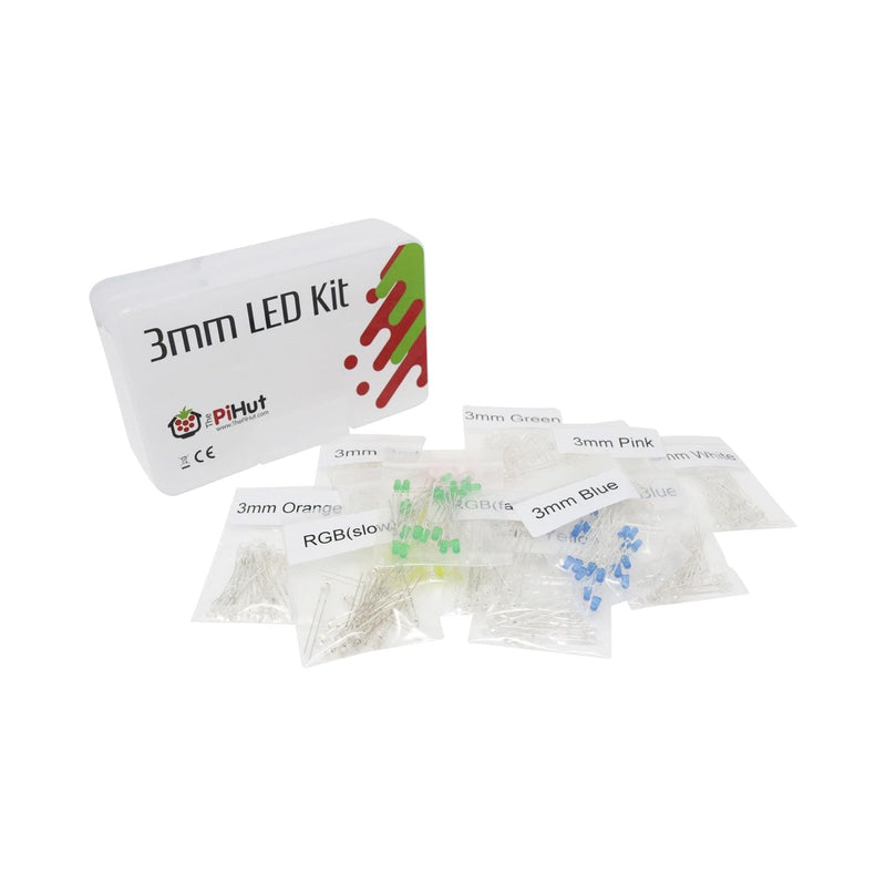 300-Piece Ultimate 5mm LED Kit - The Pi Hut