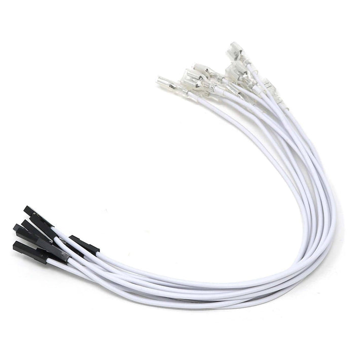 4.8mm/0.187" Spade to Female Jumper Wires (10-Pack) - The Pi Hut