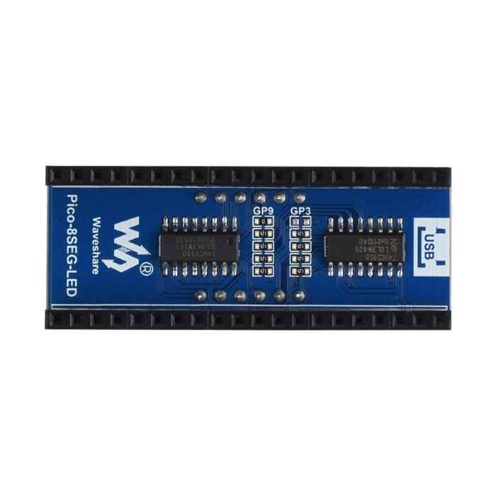4-Digit 8-Segment Display Module for Raspberry Pi Pico - The Pi Hut