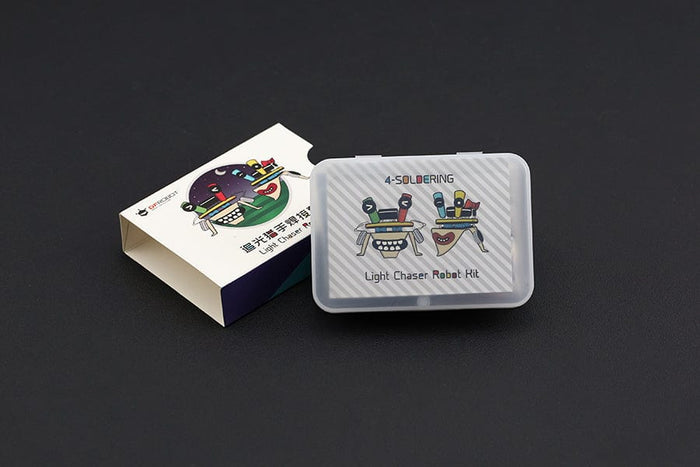 4-Soldering Light Chaser Beam Robot Kit [Discontinued] - The Pi Hut