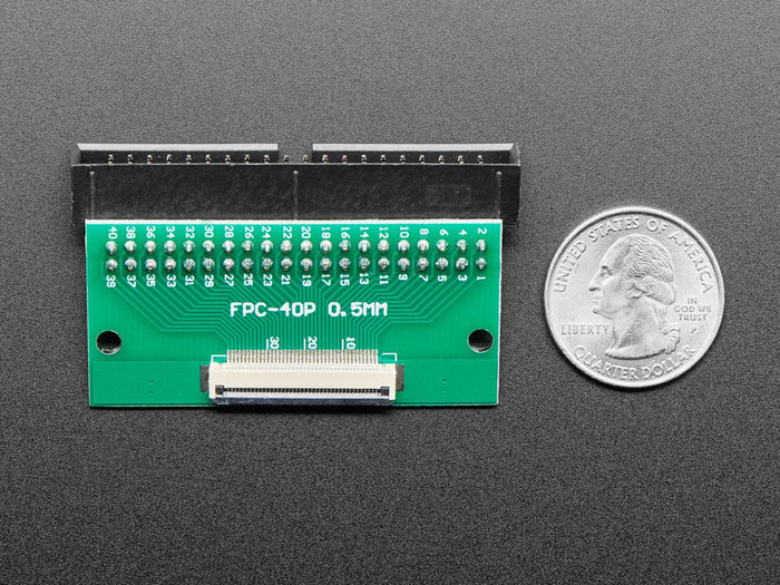 40-pin FPC to Right Angle 2x20 IDC Male Plug Header Adapter - The Pi Hut