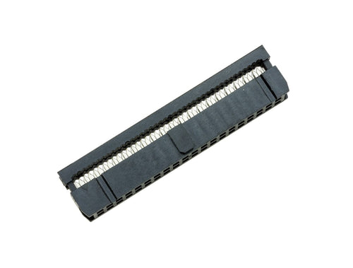 40-Pin Ribbon Cable Socket Connector - Black - The Pi Hut