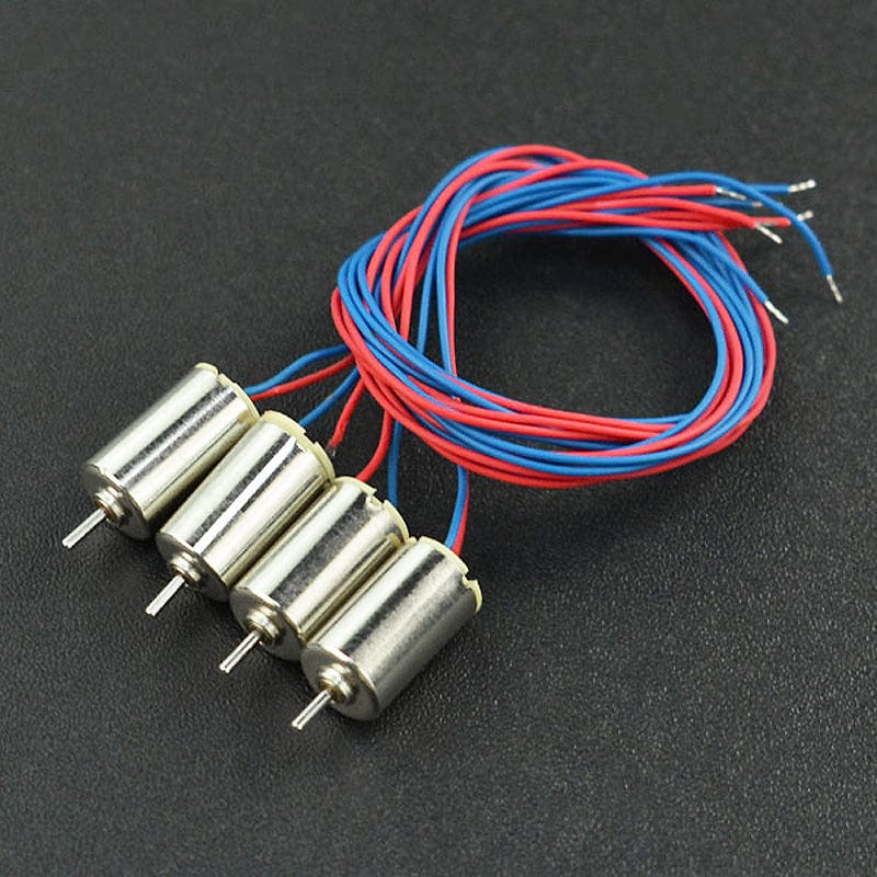 Coreless Micro Motor - 6 x 10mm (4-Pack) - The Pi Hut