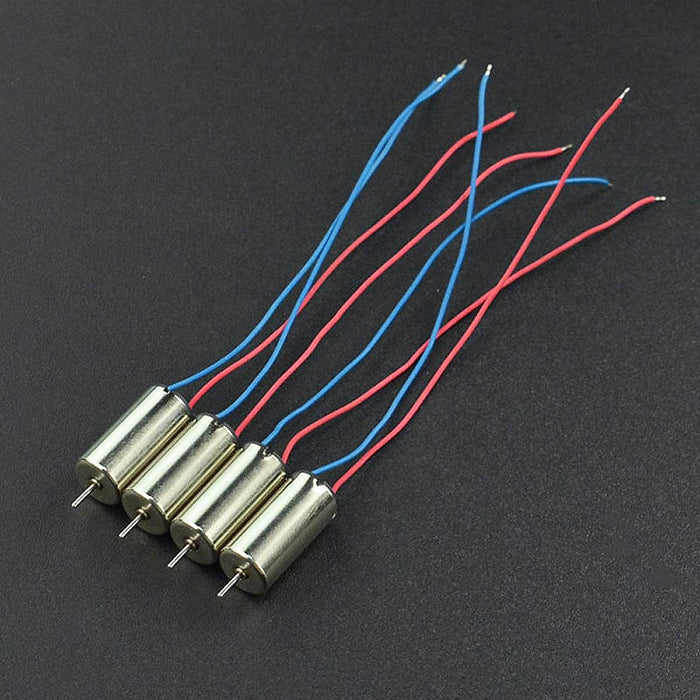 Coreless Micro Motor - 8 x 16mm (4-Pack) - The Pi Hut