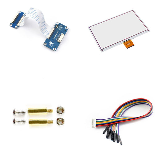 7.3" ACeP 7-Color E-Paper E-Ink Display Module (800×480) - The Pi Hut