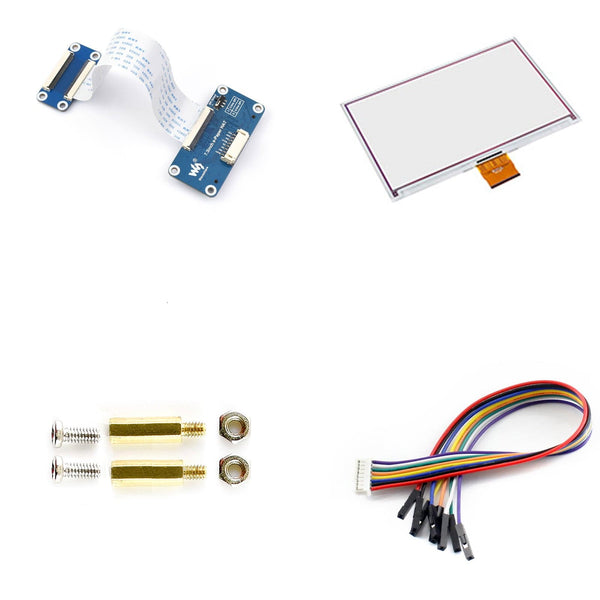 7.3" ACeP 7-Color E-Paper E-Ink Display Module (800×480) - The Pi Hut