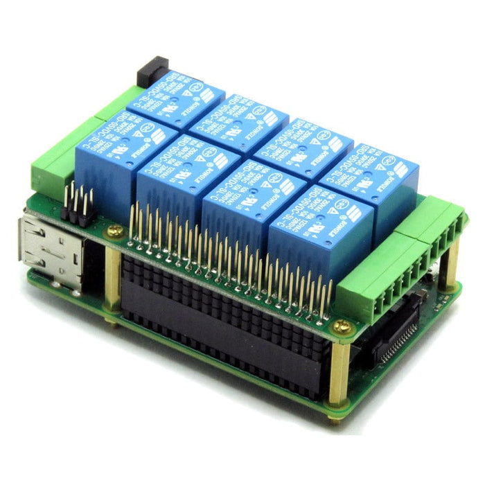 8 Relay Card for Raspberry Pi [discontinued] - The Pi Hut