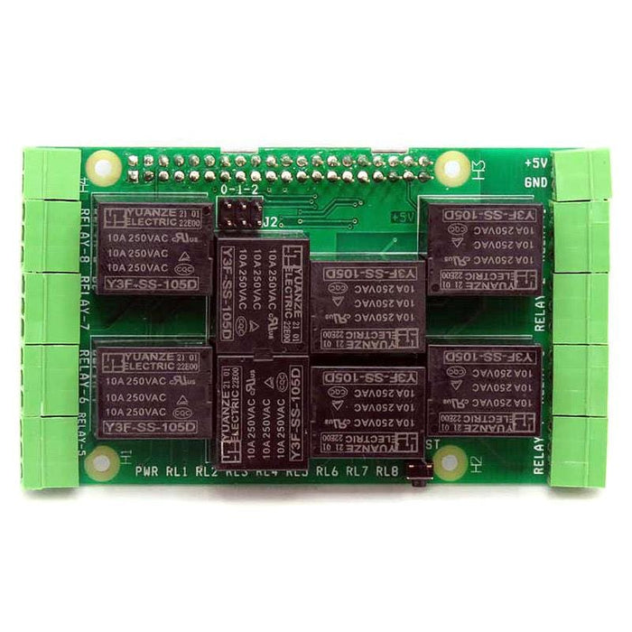 8 Relays Card V2 for Raspberry Pi | The Pi Hut