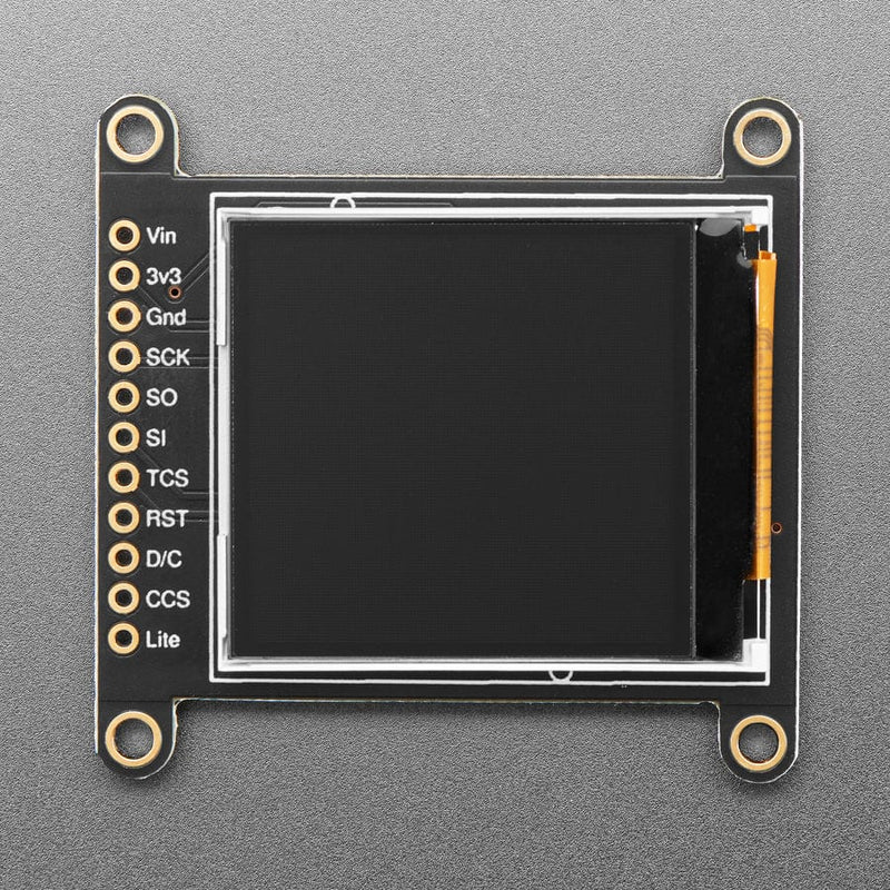 Adafruit 1.44" Colour TFT LCD Display with MicroSD Card breakout ...