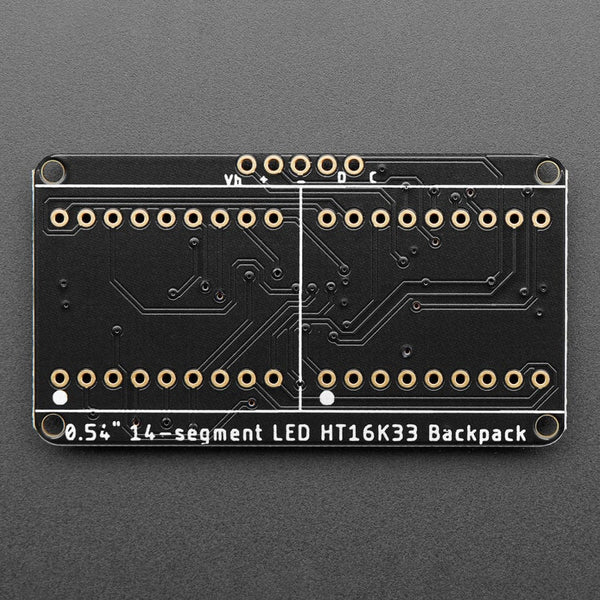 Adafruit 14 Segment Led Alphanumeric Backpack Stemma Qt The Pi Hut