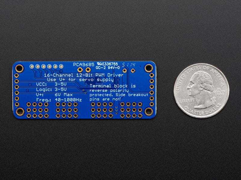 Adafruit 16-Channel 12-bit PWM/Servo Driver - I2C interface (PCA9685) - The Pi Hut