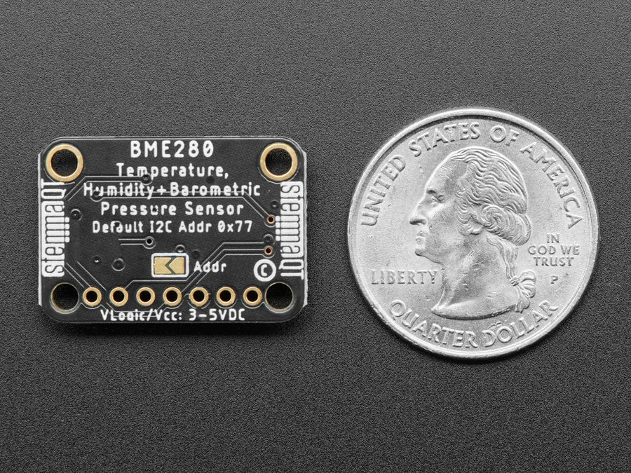 Adafruit BME280 I2C or SPI Temperature Humidity Pressure Sensor (STEMMA ...