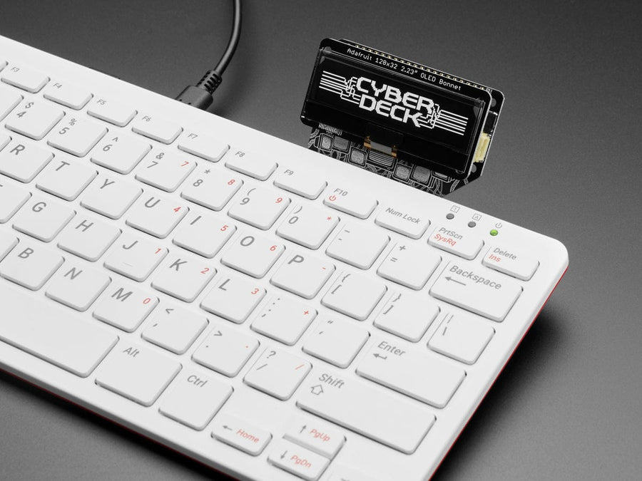 Adafruit CYBERDECK Bonnet for Raspberry Pi 500/400 - The Pi Hut