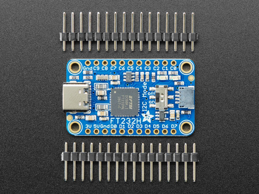 Adafruit Ft232h Breakout General Purpose Usb To Gpio Spi I2c Usb C And Stemma Qt The Pi Hut