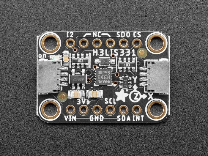 Adafruit H3LIS331 Ultra High Range Triple-Axis Accelerometer (STEMMA QT ...