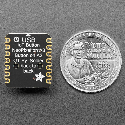 Adafruit Iot Button With Neopixel Bff Add On For Qt Py And Xiao The