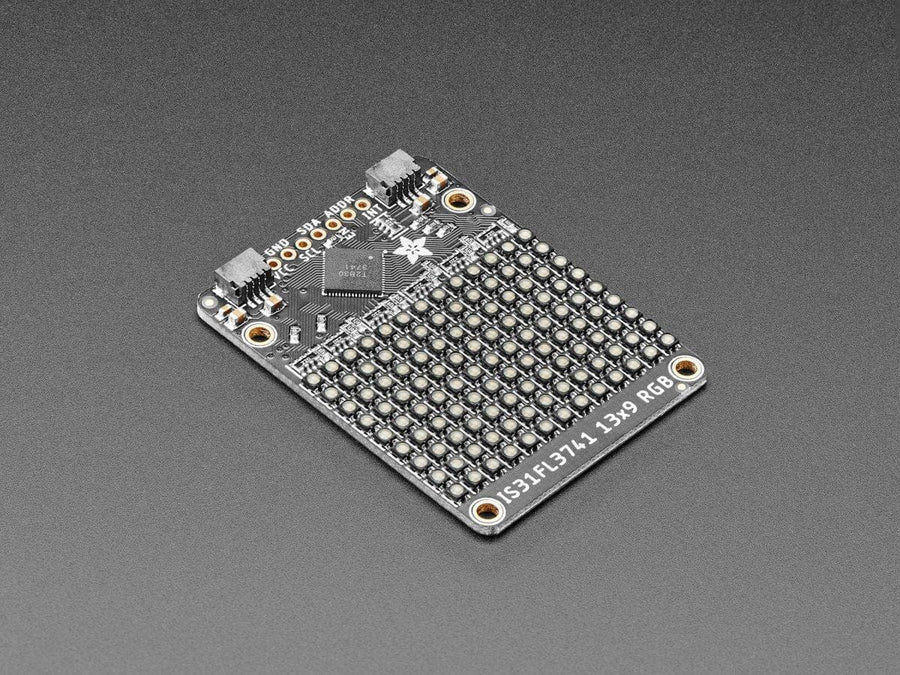 Adafruit IS31FL3741 13x9 PWM RGB LED Matrix Driver (STEMMA QT / Qwiic ...