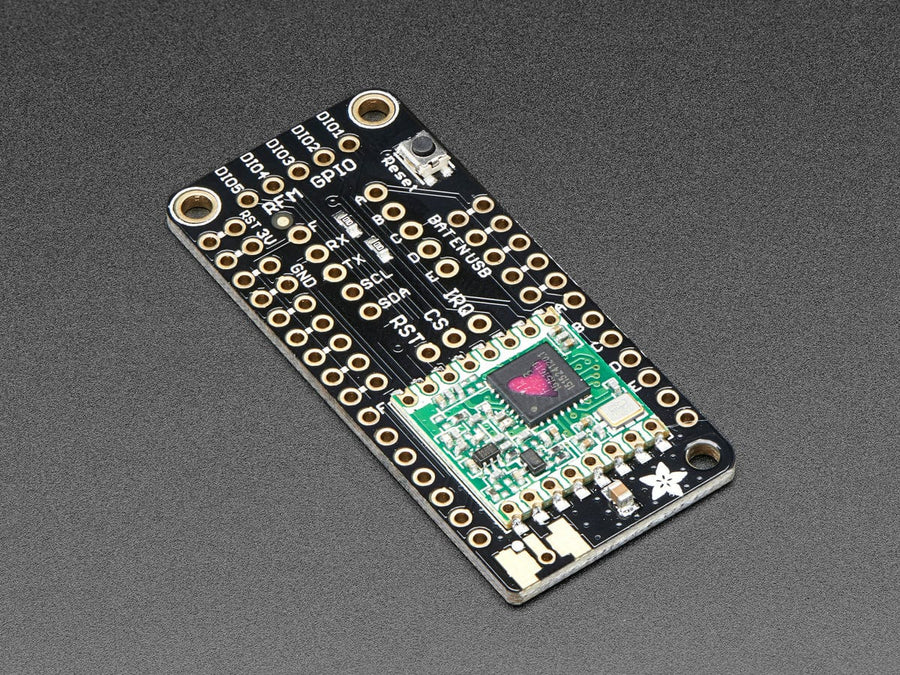 Adafruit LoRa Radio FeatherWing - RFM95W 433 MHz (RadioFruit) - The Pi Hut