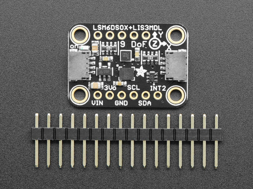Adafruit LSM6DSOX + LIS3MDL - Precision 9 DoF IMU (STEMMA QT / Qwiic) - The Pi Hut