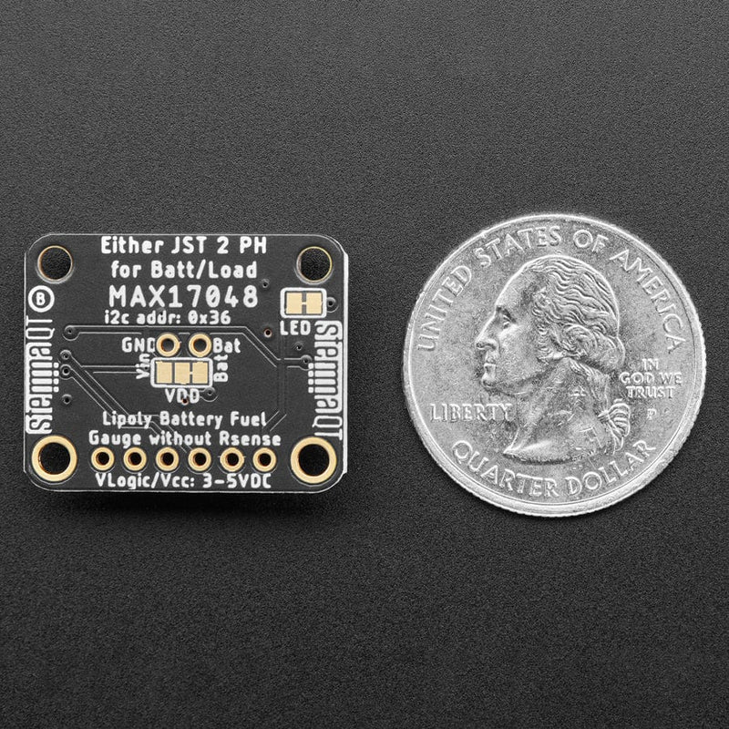 Adafruit MAX17048 LiPoly / LiIon Fuel Gauge and Battery Monitor ...