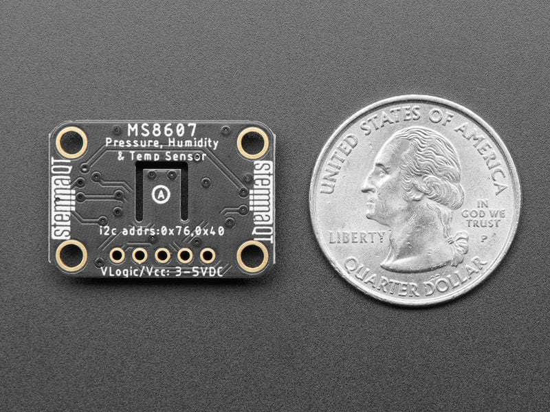 Adafruit MS8607 Pressure Humidity Temperature PHT Sensor (STEMMA QT ...