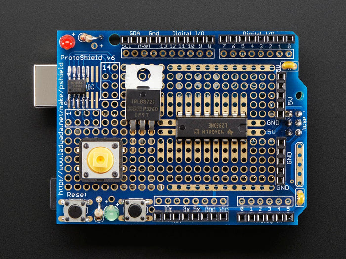 Adafruit Proto Shield For Arduino Unassembled Kit Stackable Version R3 The Pi Hut