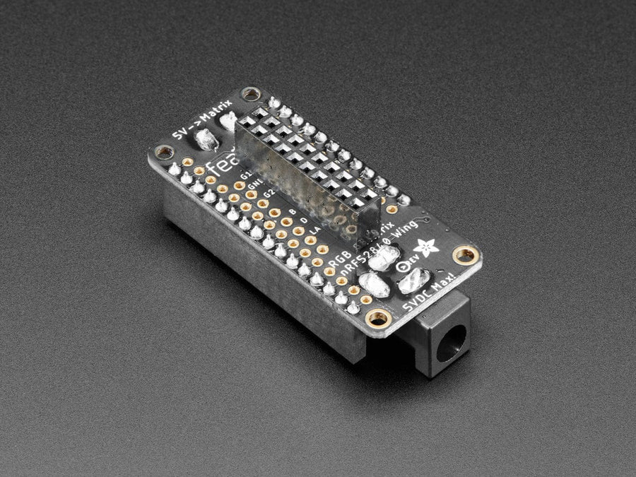 Adafruit RGB Matrix FeatherWing Kit - for nRF52840 Feathers - The Pi Hut